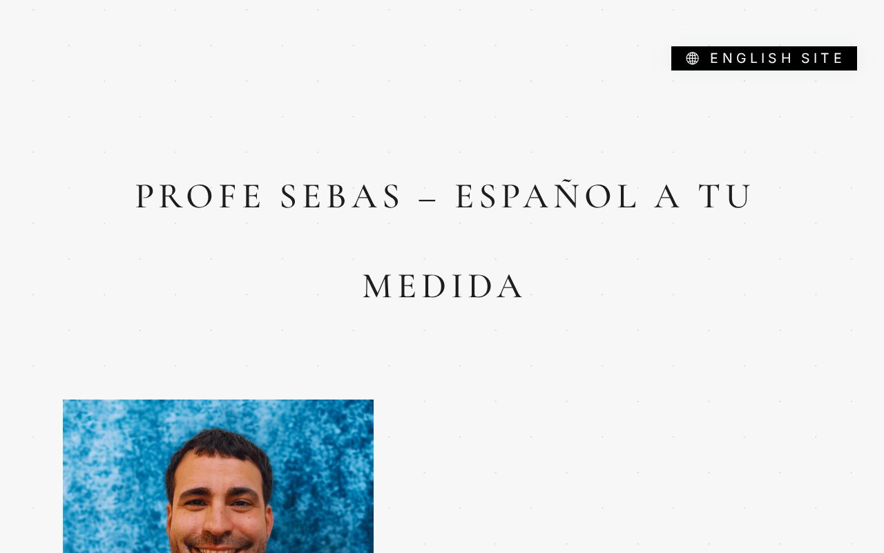 Profe Sebas | Online Spanish Classes for Foreigners